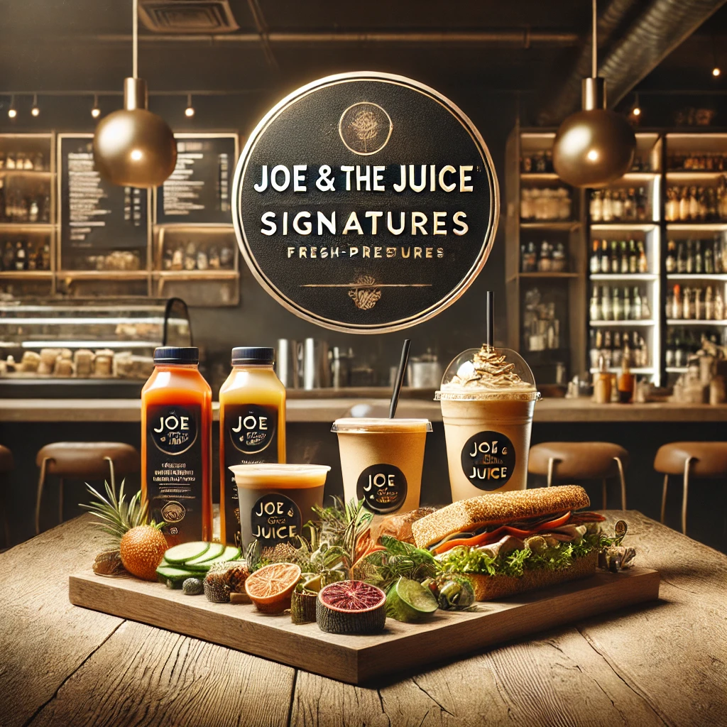Joe & the Juice August Updated 2025 Menu Prices - Menu Spot UK