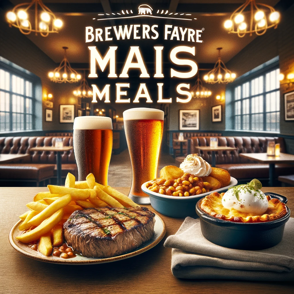 Brewers Fayre July Updated 2025 Menu Prices - Menu Spot UK
