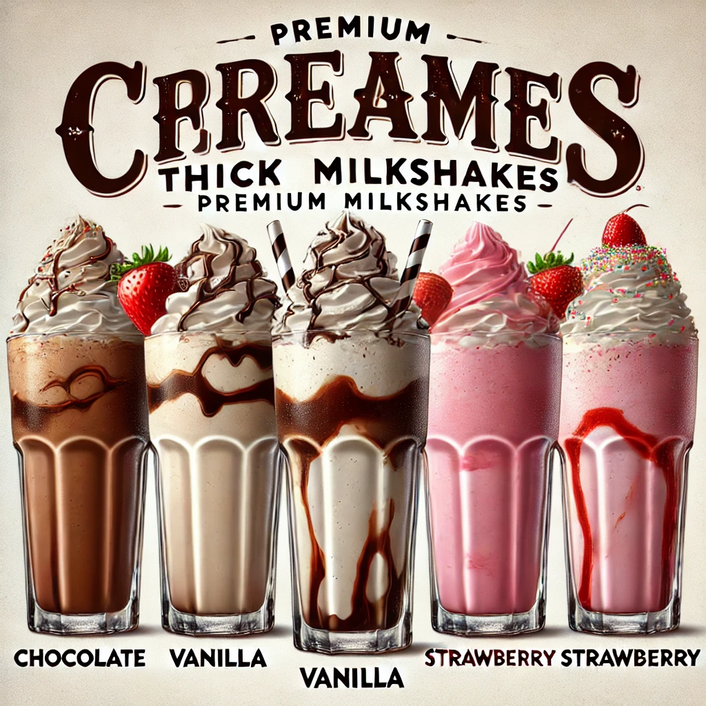 Creams July Updated 2025 Menu Prices - Menu Spot UK