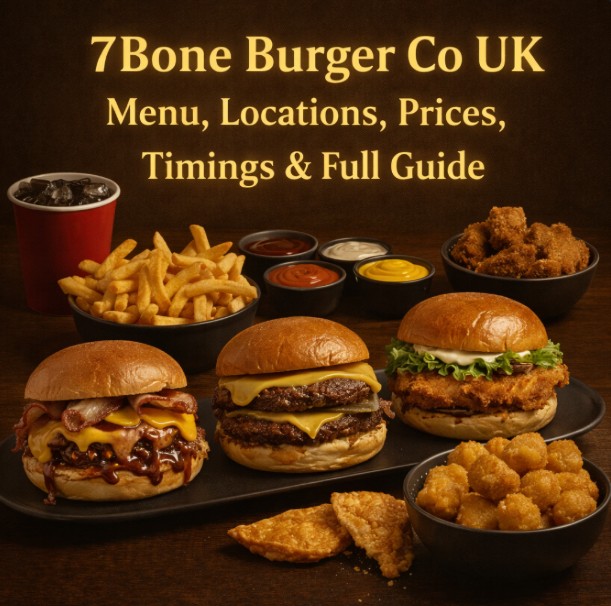 7Bone Burger Co UK Menu & Locations | Prices & Timings