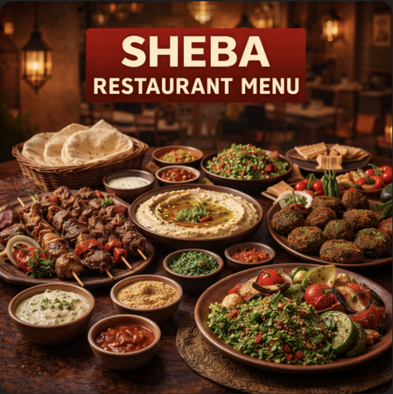sheba restaurant Uk March Updated 2026 Menu Prices | Menuspot